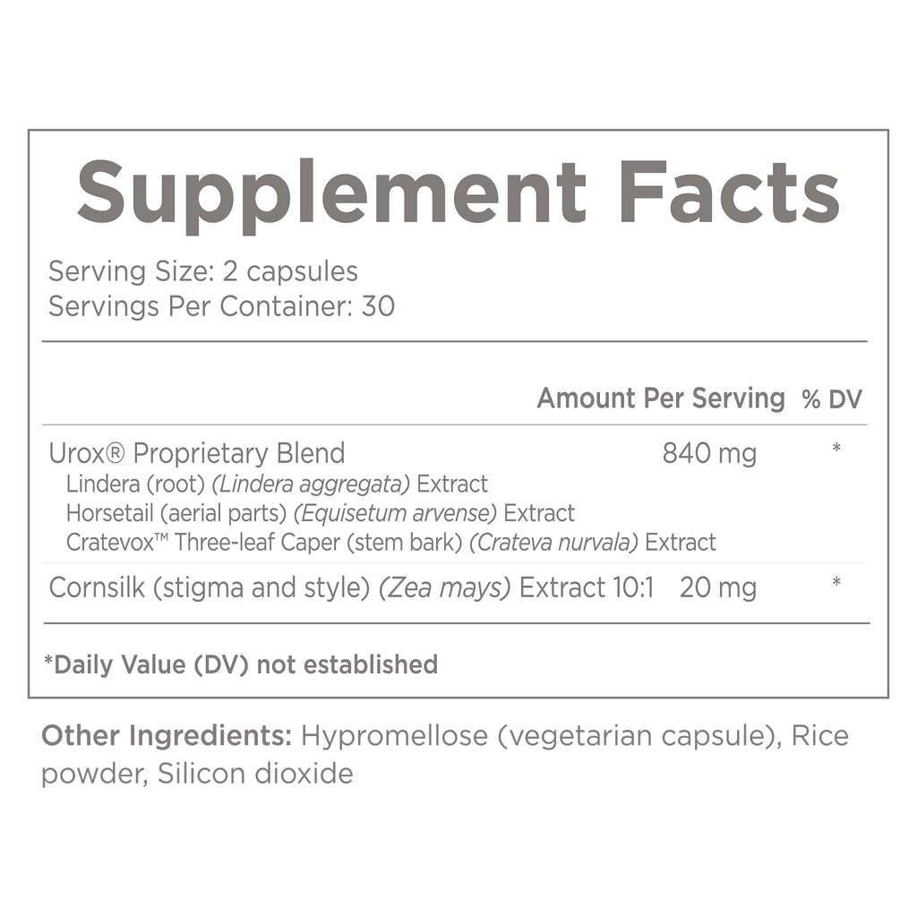 support for normal bladder function