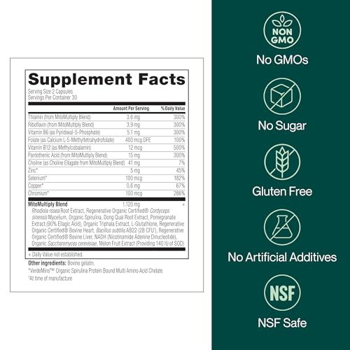 support for optimal mitochondrial function