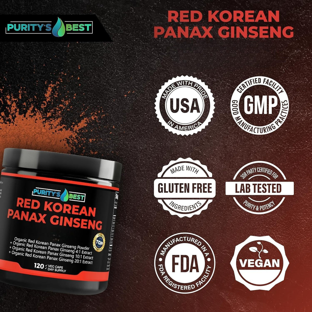 Support for overall wellness with ginseng