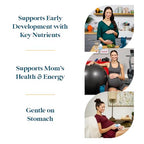 Support for pregnancy wellness with vitamins
