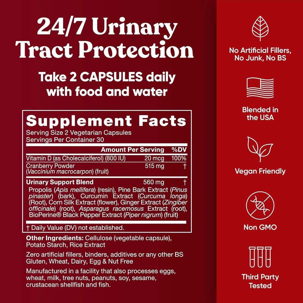 Support for urinary tract infections