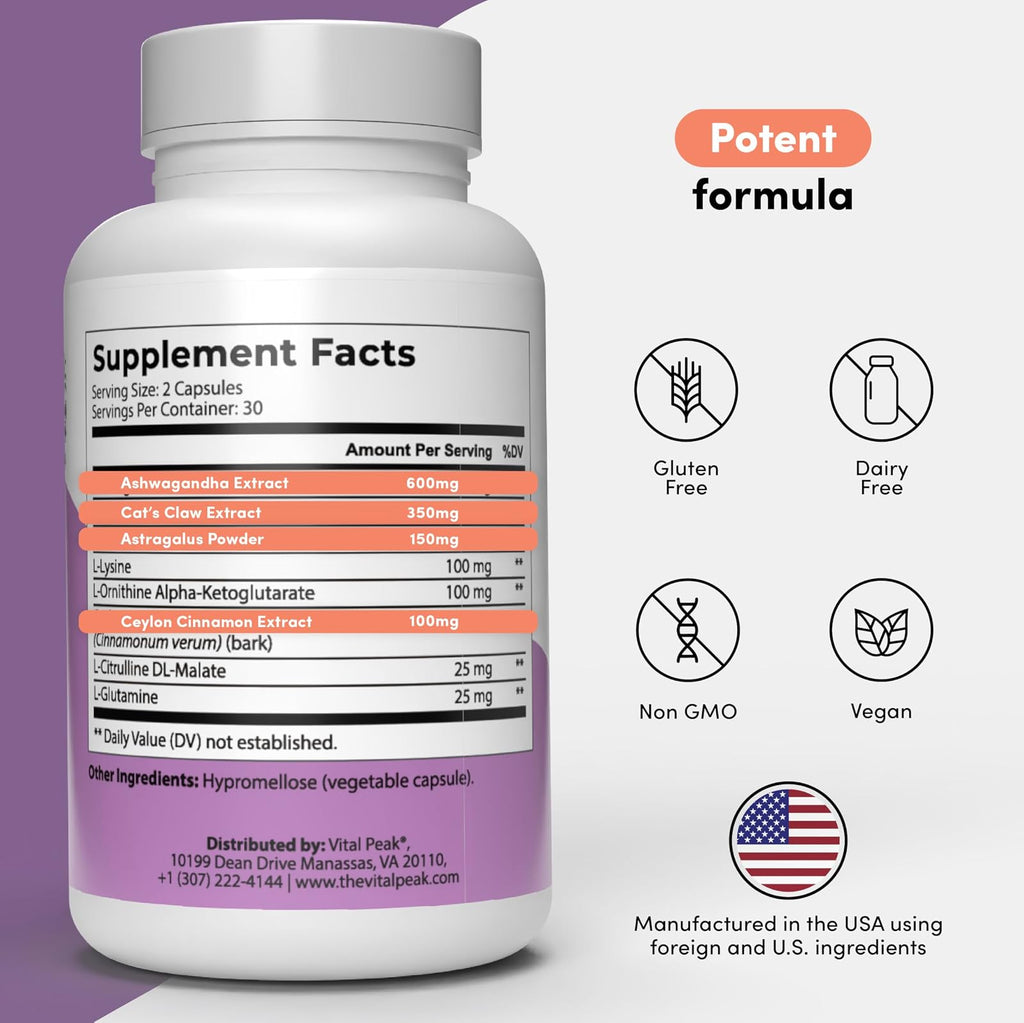 support for vibrant aging with capsules