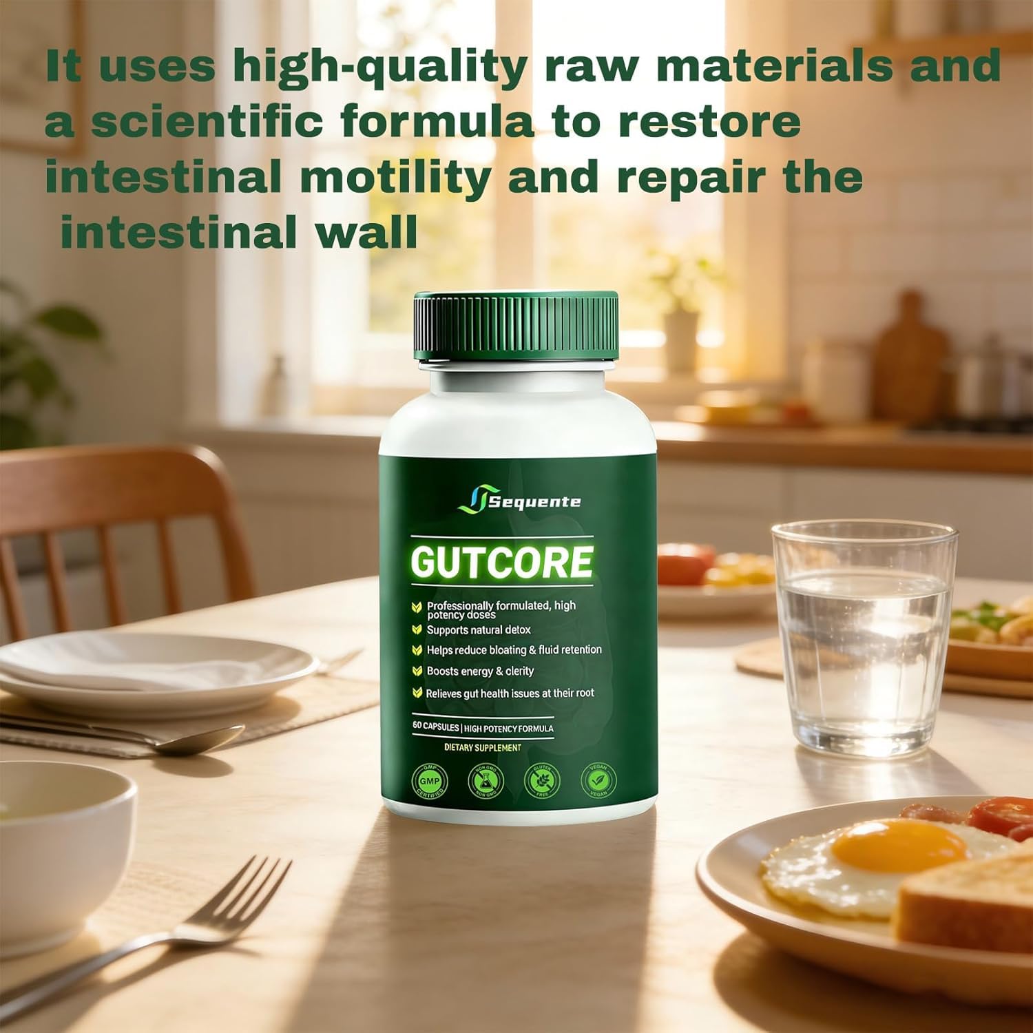 Support gut balance with Sequente