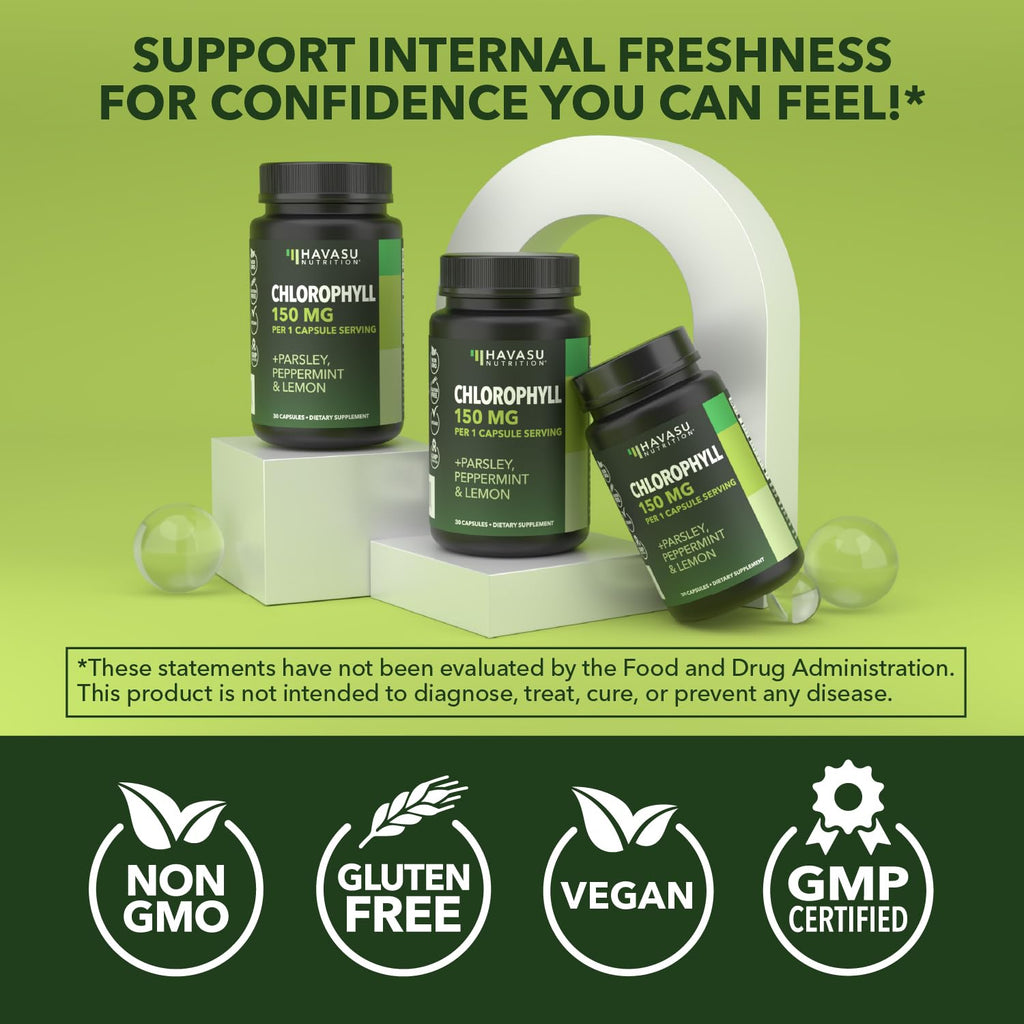 Support gut health with chlorophyll
