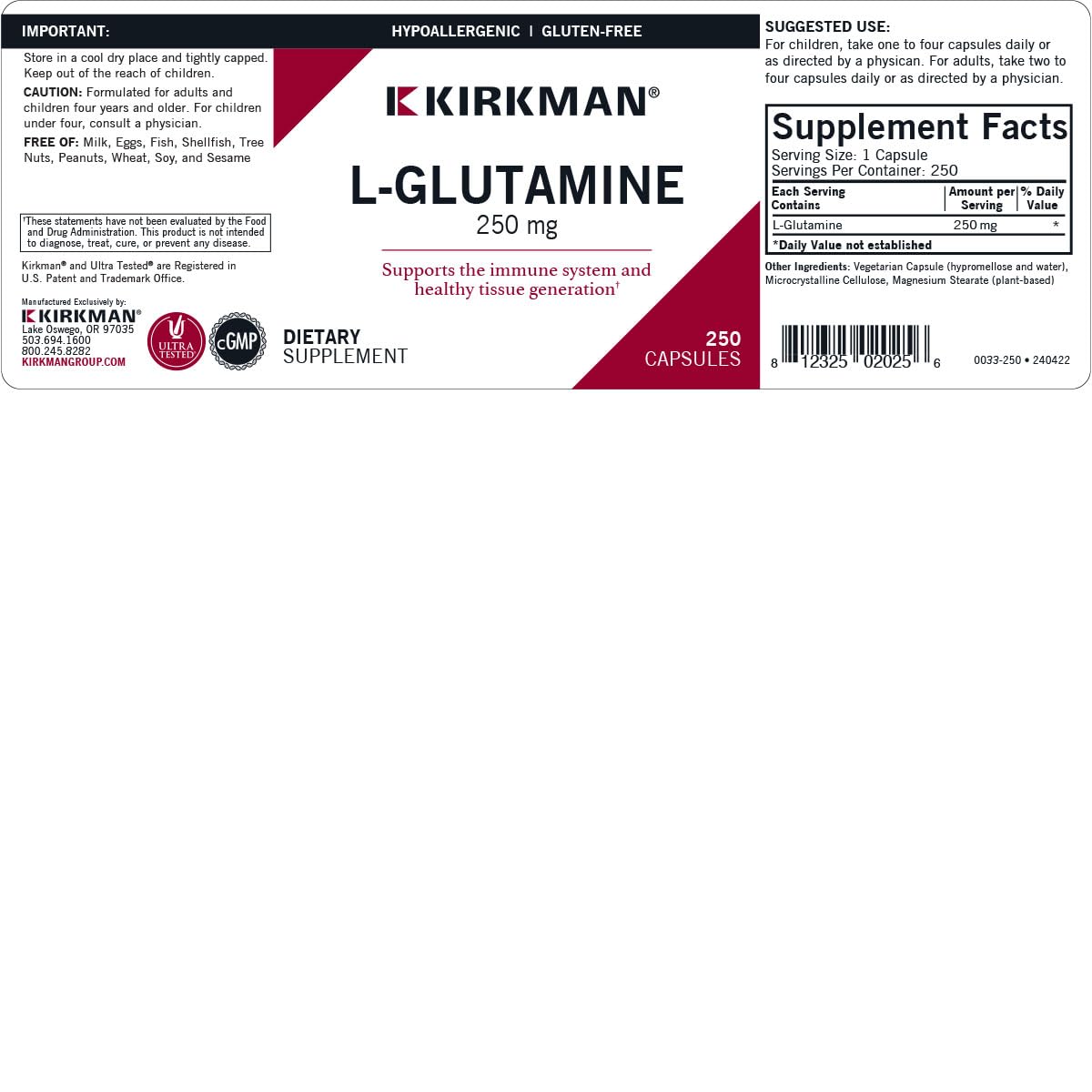 support gut health with l-glutamine