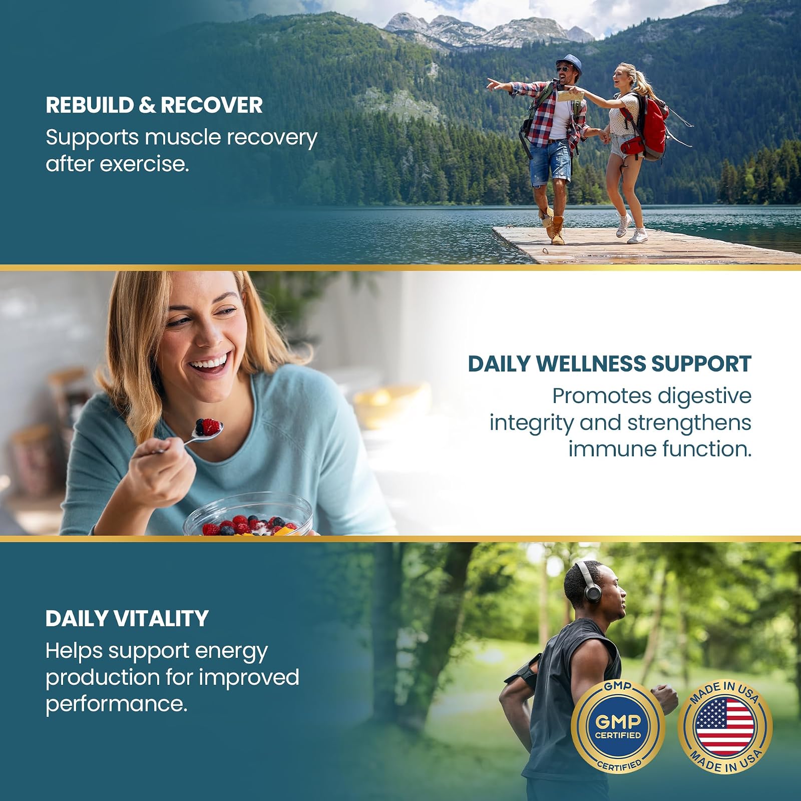 support gut health with l-glutamine