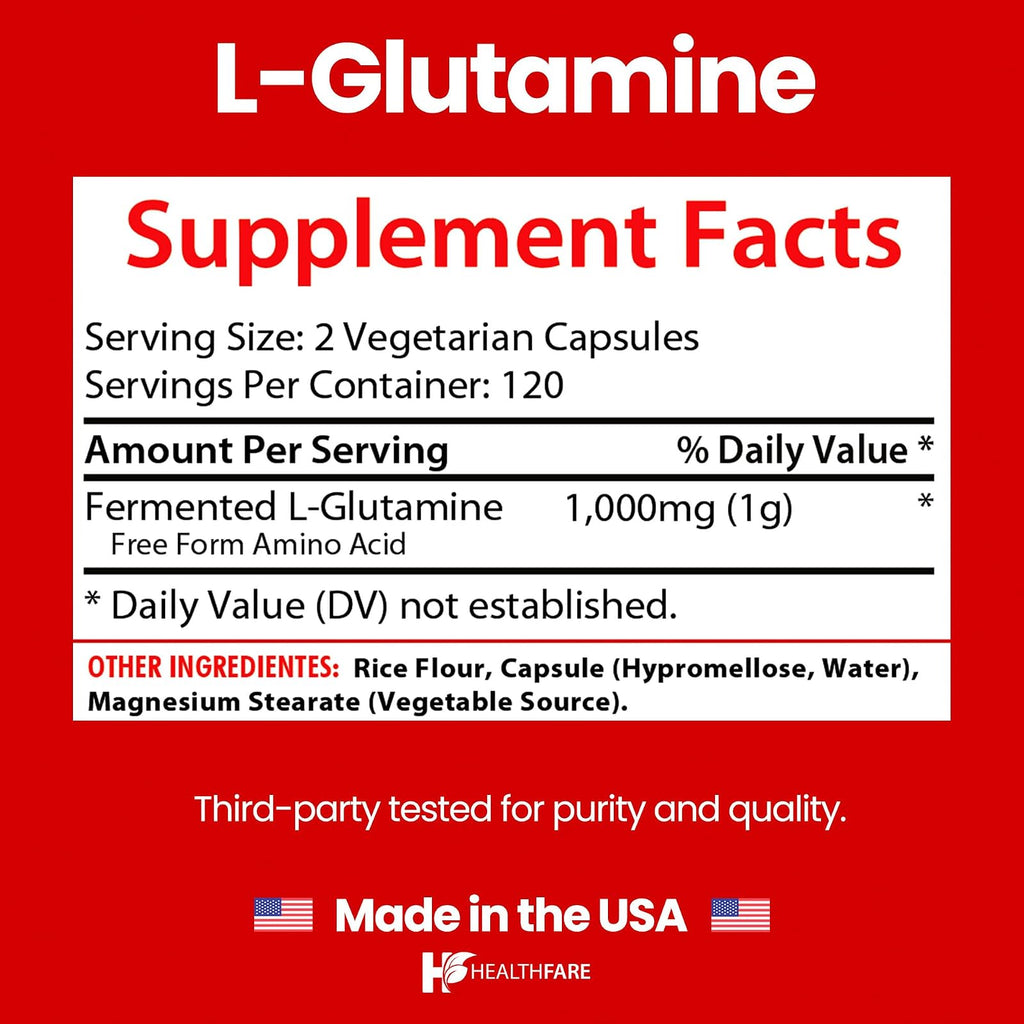 support gut health with l-glutamine
