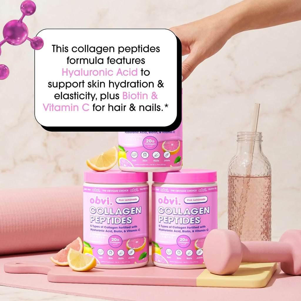 support hair and nails with collagen