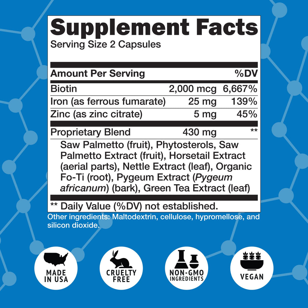 support hair growth with saw palmetto
