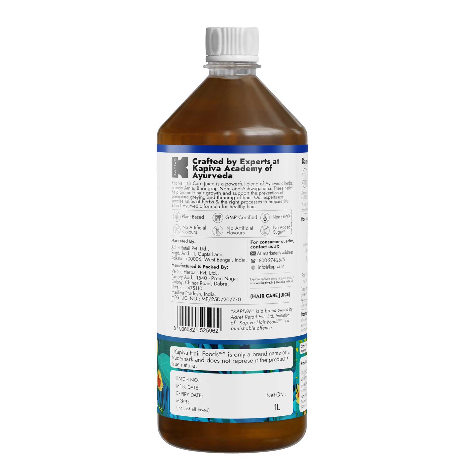 support hair vitality with herbal juice