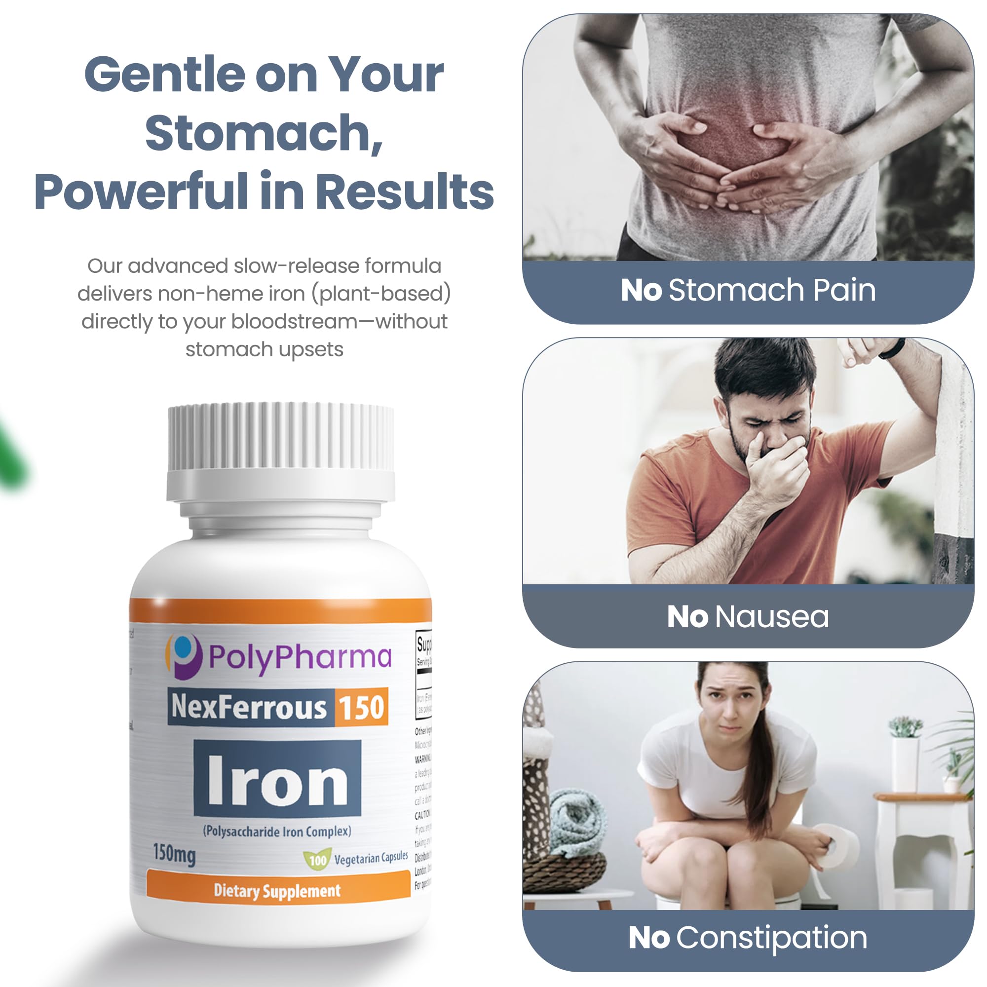 Support healthy blood with iron