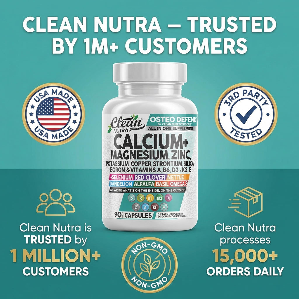 support healthy bones with calcium
