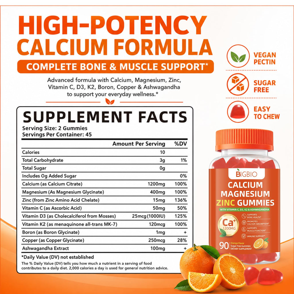 support healthy bones with calcium