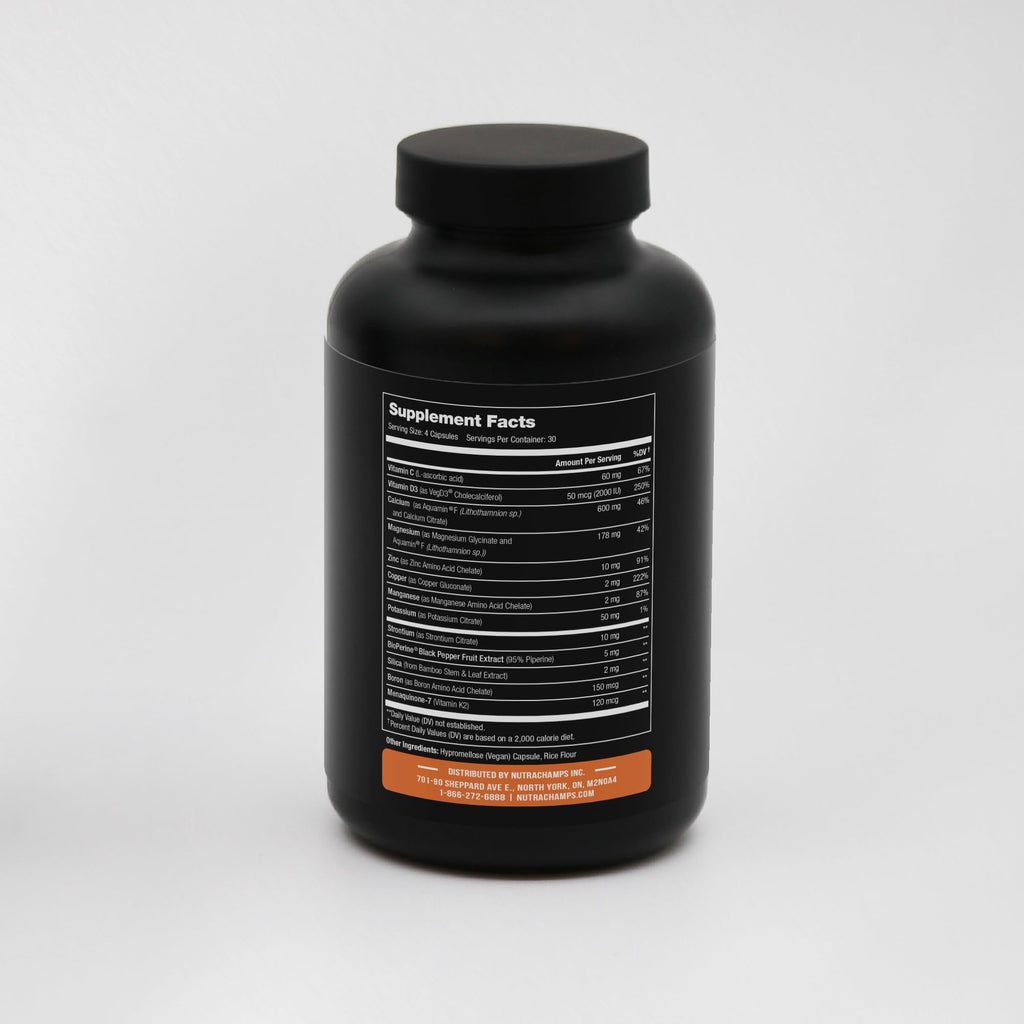 support healthy bones with calcium