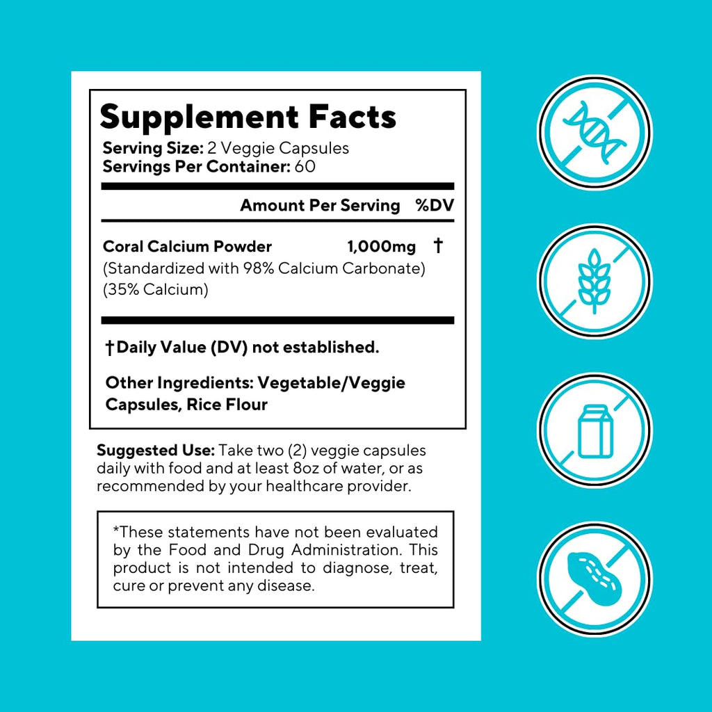 support healthy bones with coral calcium