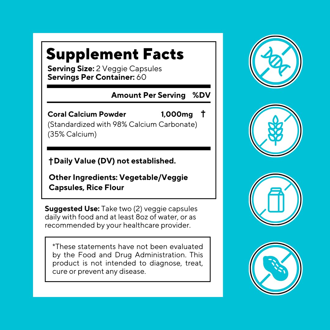 support healthy bones with coral calcium