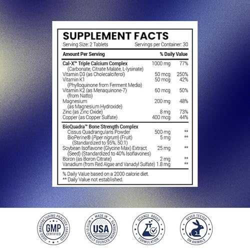 Support healthy bones with supplements