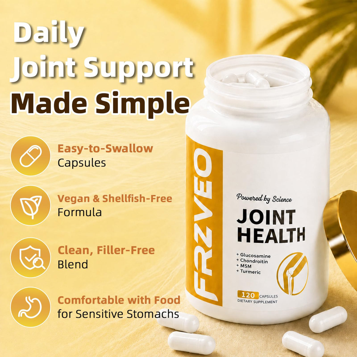 support healthy cartilage with glucosamine