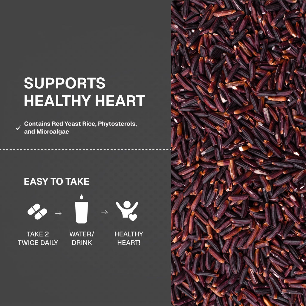 support healthy cholesterol levels red yeast rice