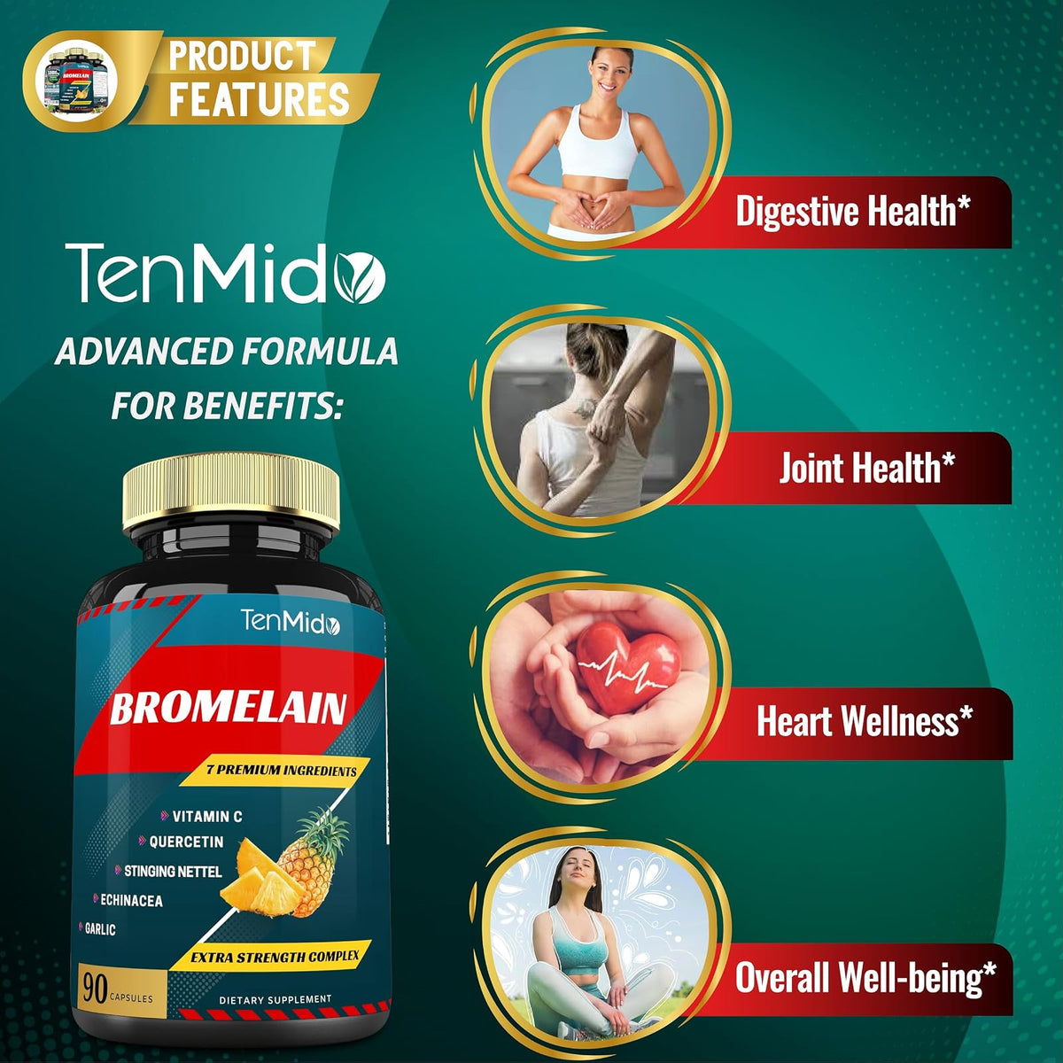 Support healthy digestion with bromelain