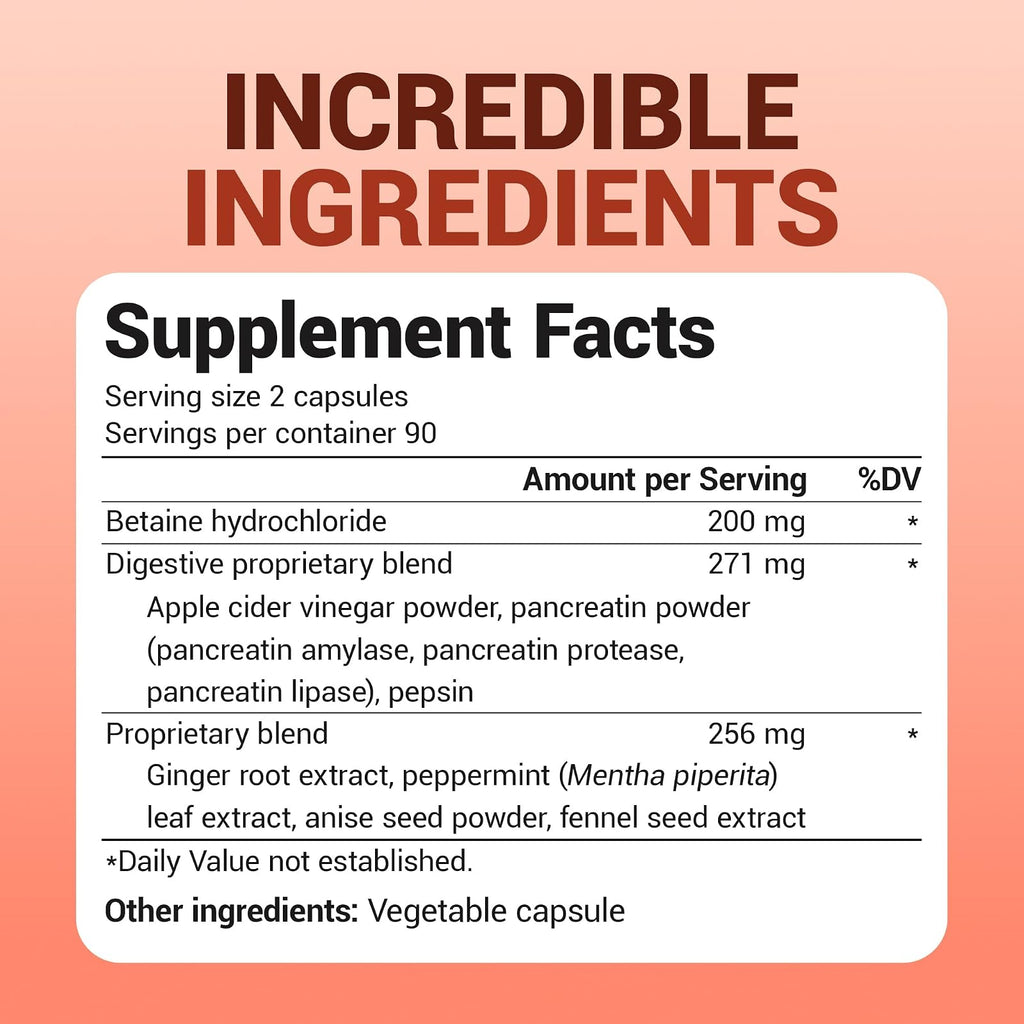 Support healthy digestion with Dr. Berg enzymes
