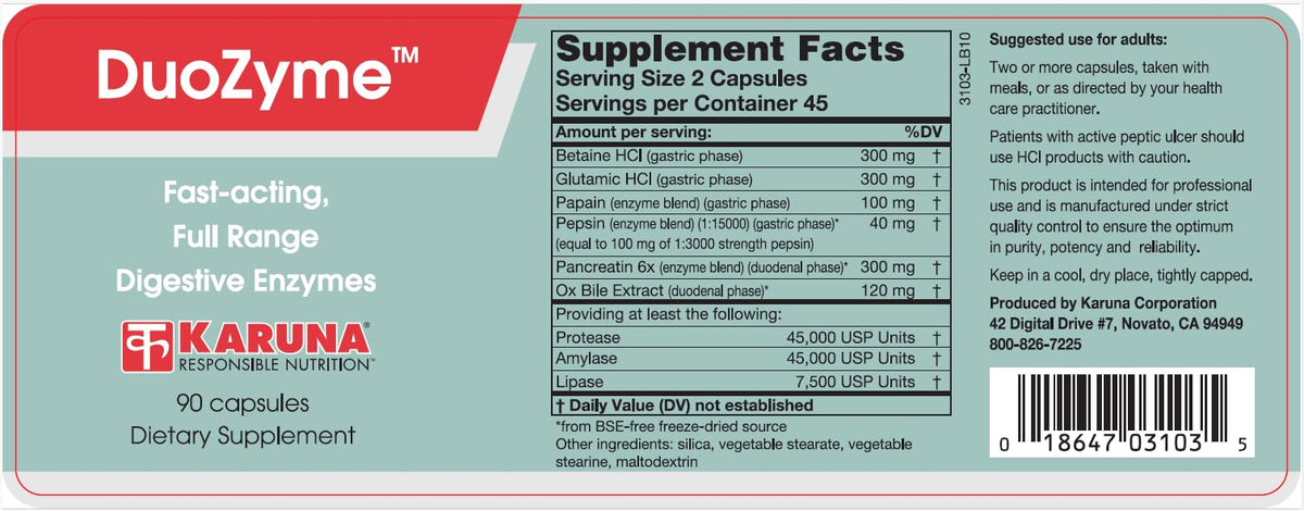 support healthy digestion with enzymes