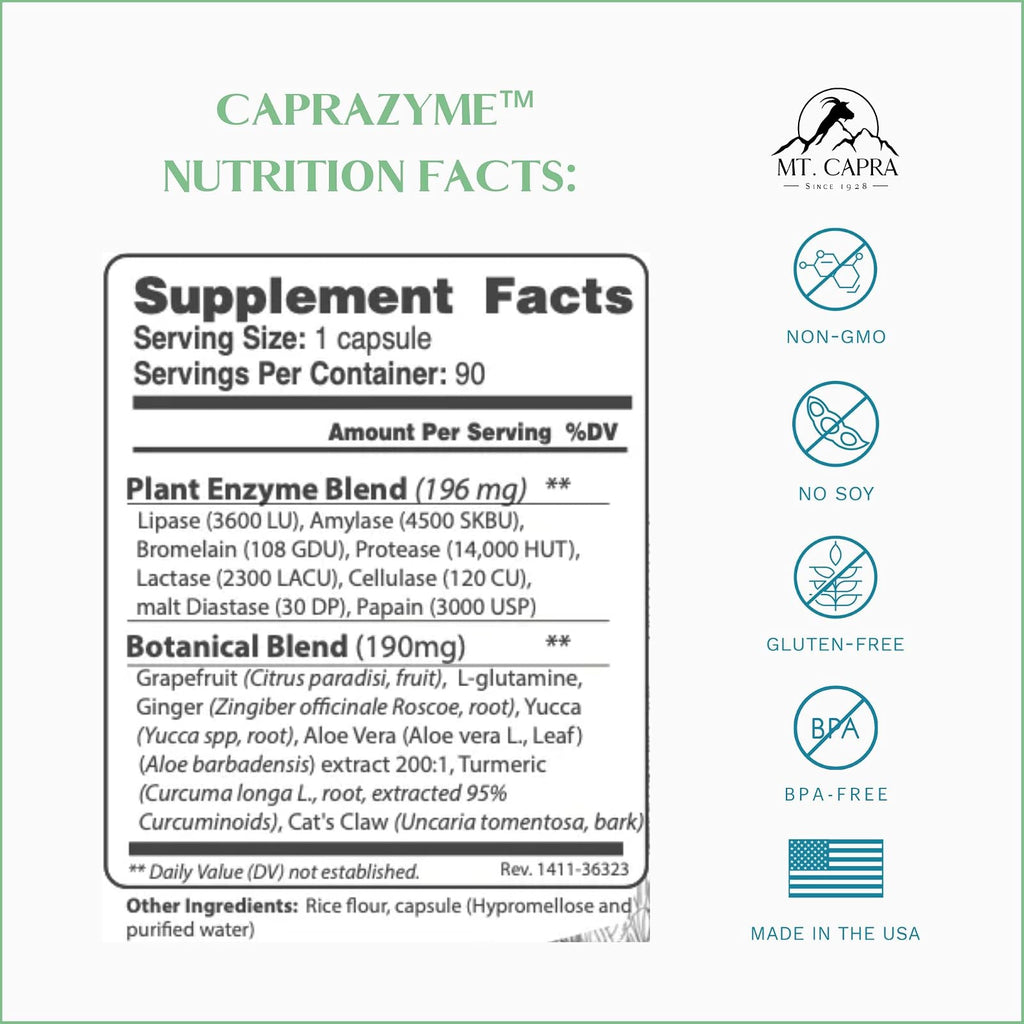 support healthy digestion with enzymes