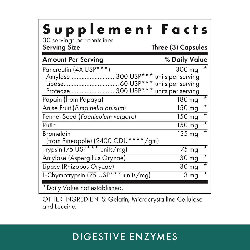 support healthy digestion with enzymes