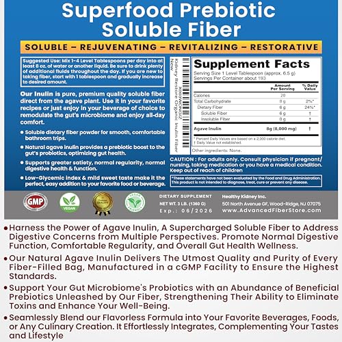 support healthy digestion with inulin