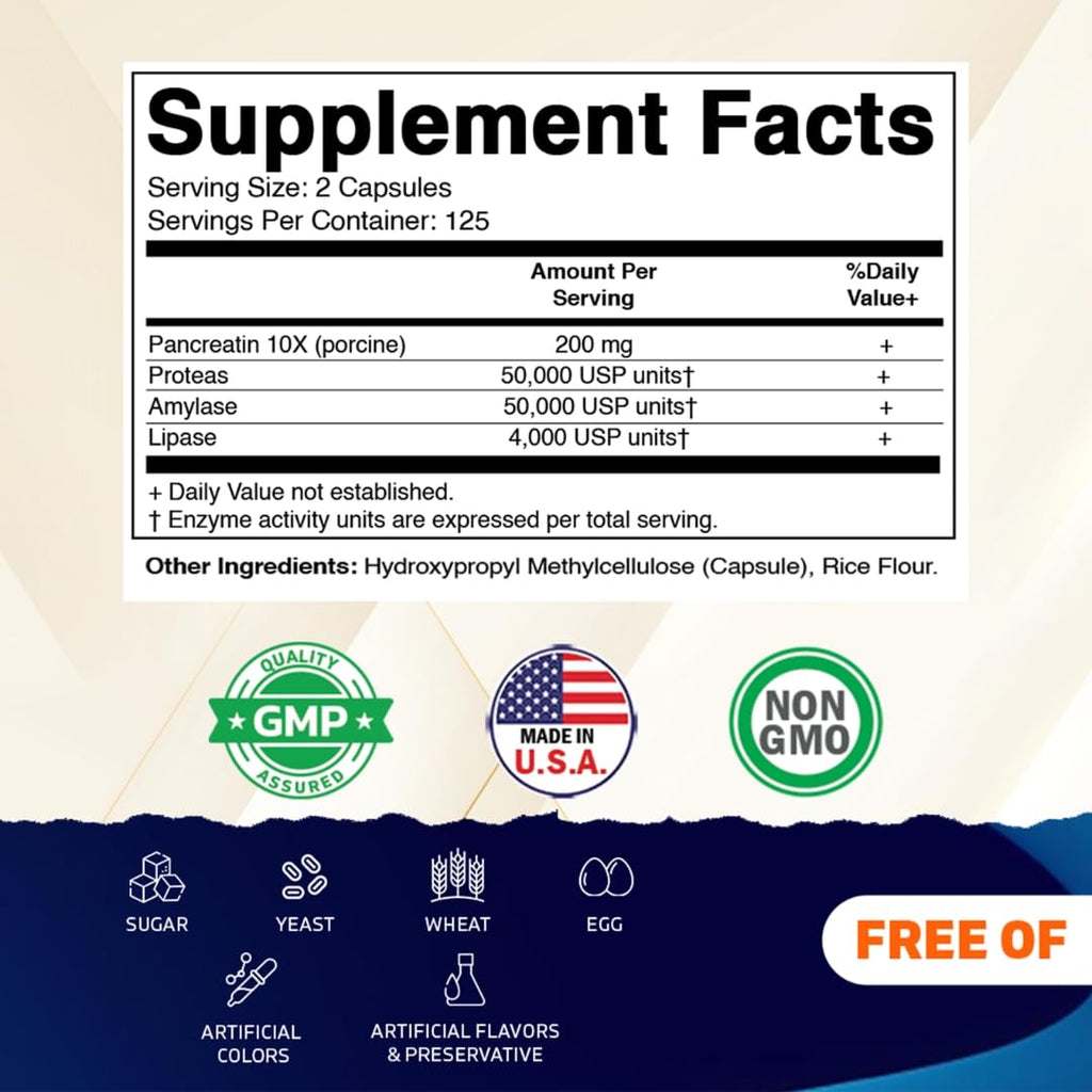 support healthy digestion with pancreatin