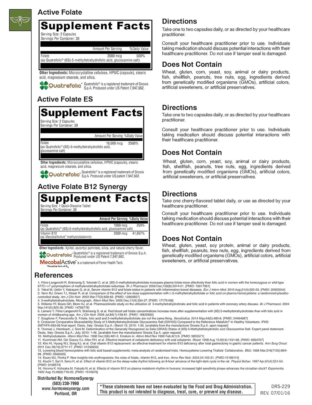 support healthy folate levels