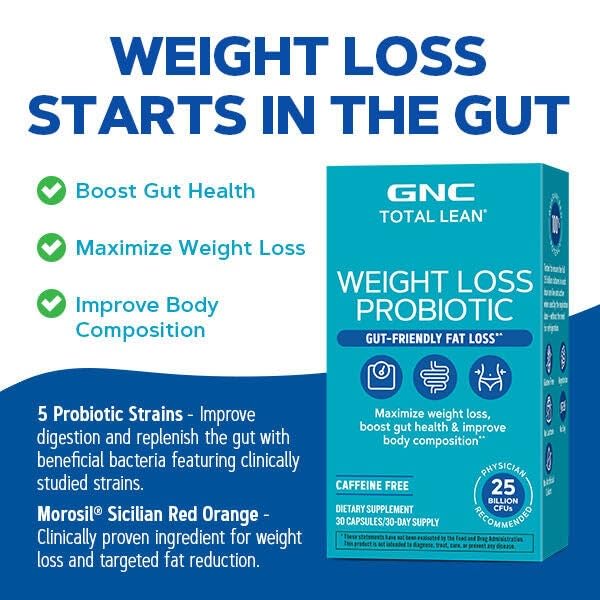 support healthy gut flora with GNC