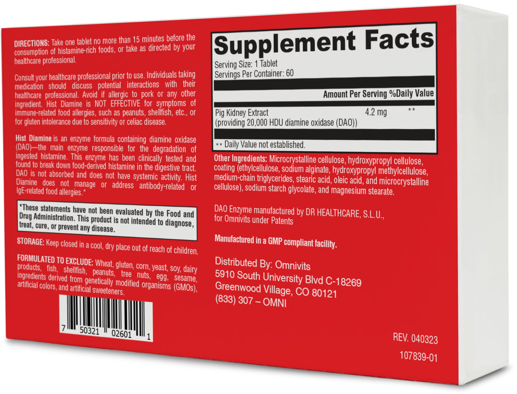 support healthy histamine levels naturally