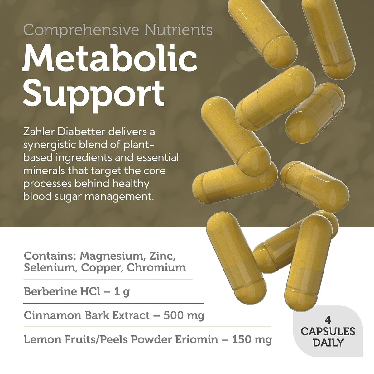 support healthy insulin levels with Zahler