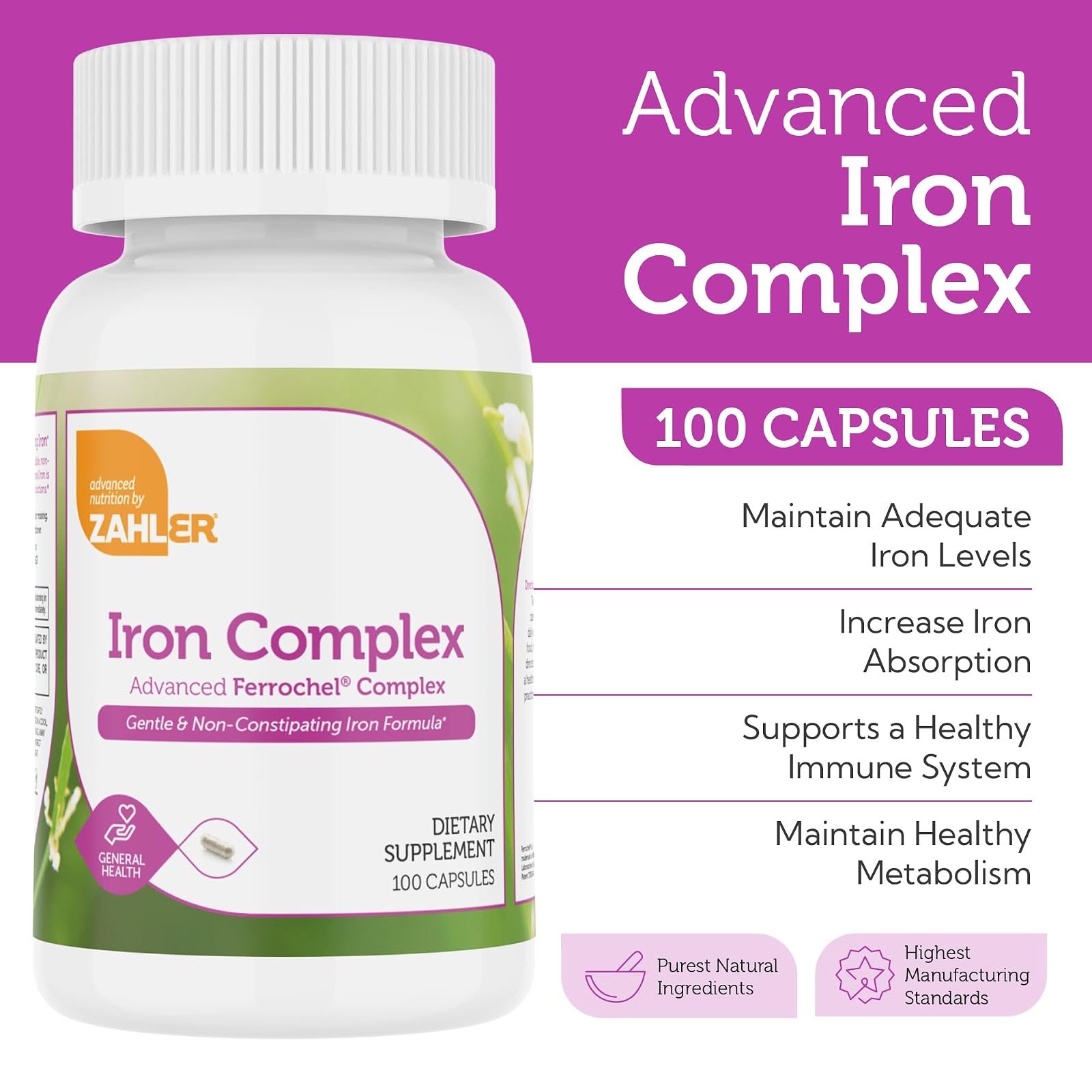 support healthy iron levels