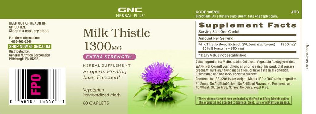support healthy liver function milk thistle