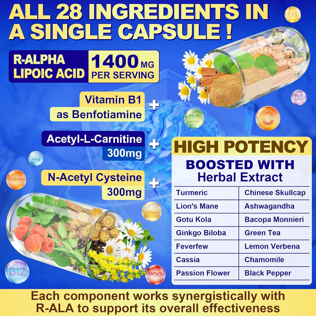 Support healthy metabolism with Alpha Lipoic Acid
