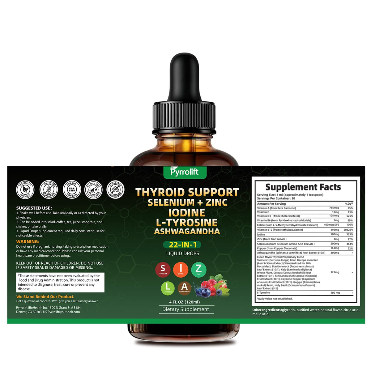 Support healthy metabolism with drops