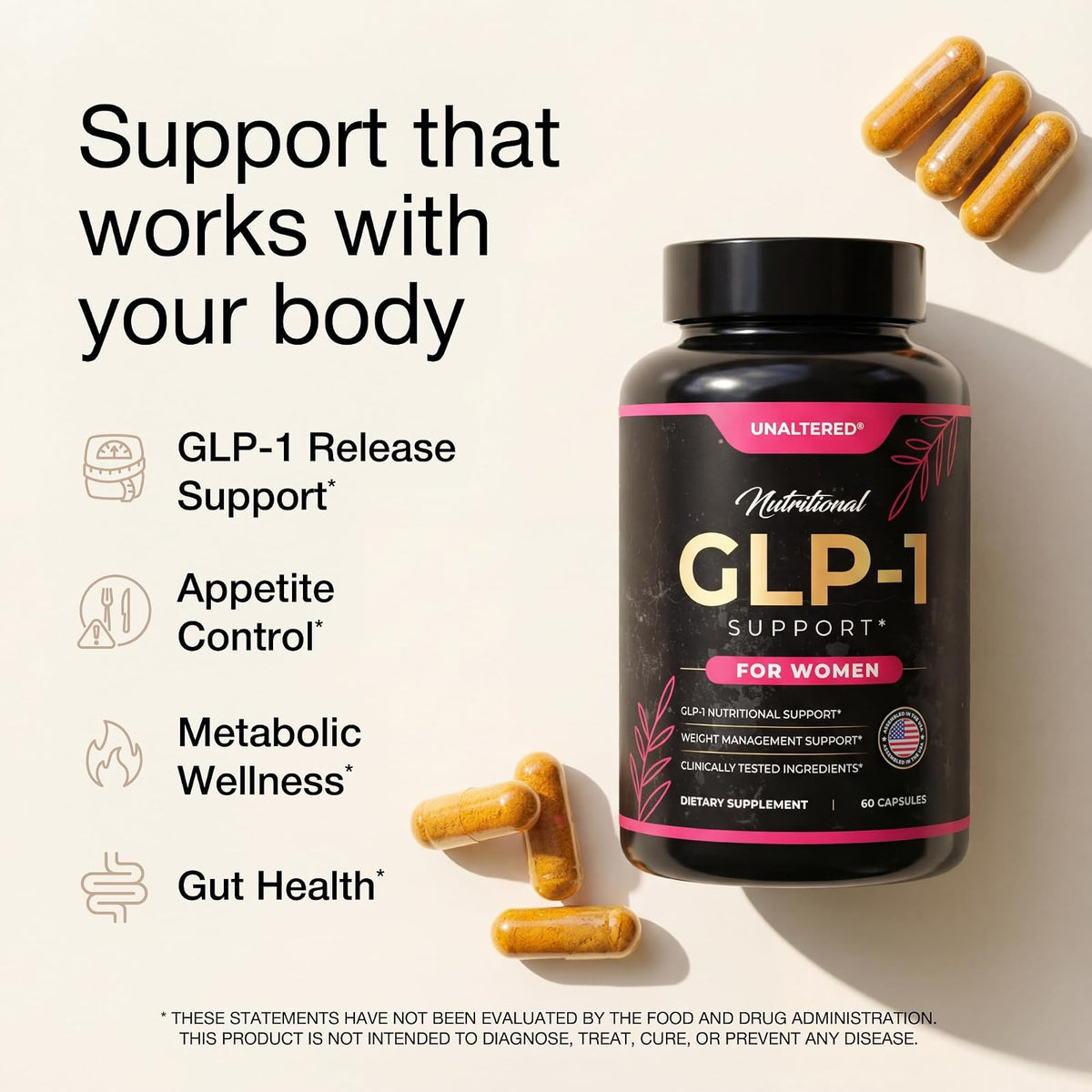 support healthy metabolism with UNALTERED