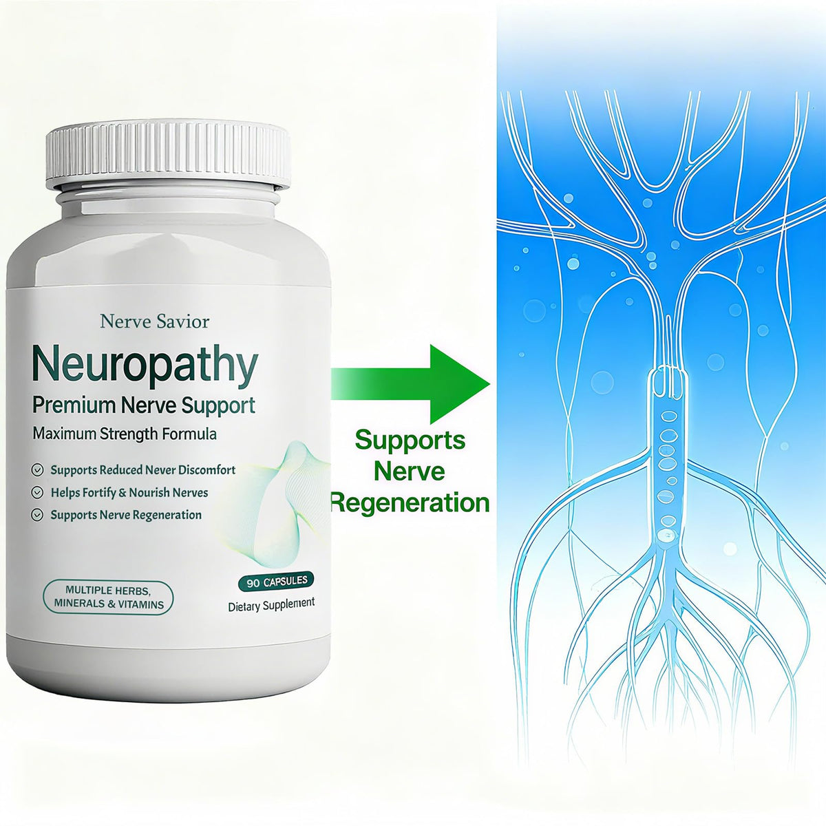 Support healthy nerve function Alpha Lipoic