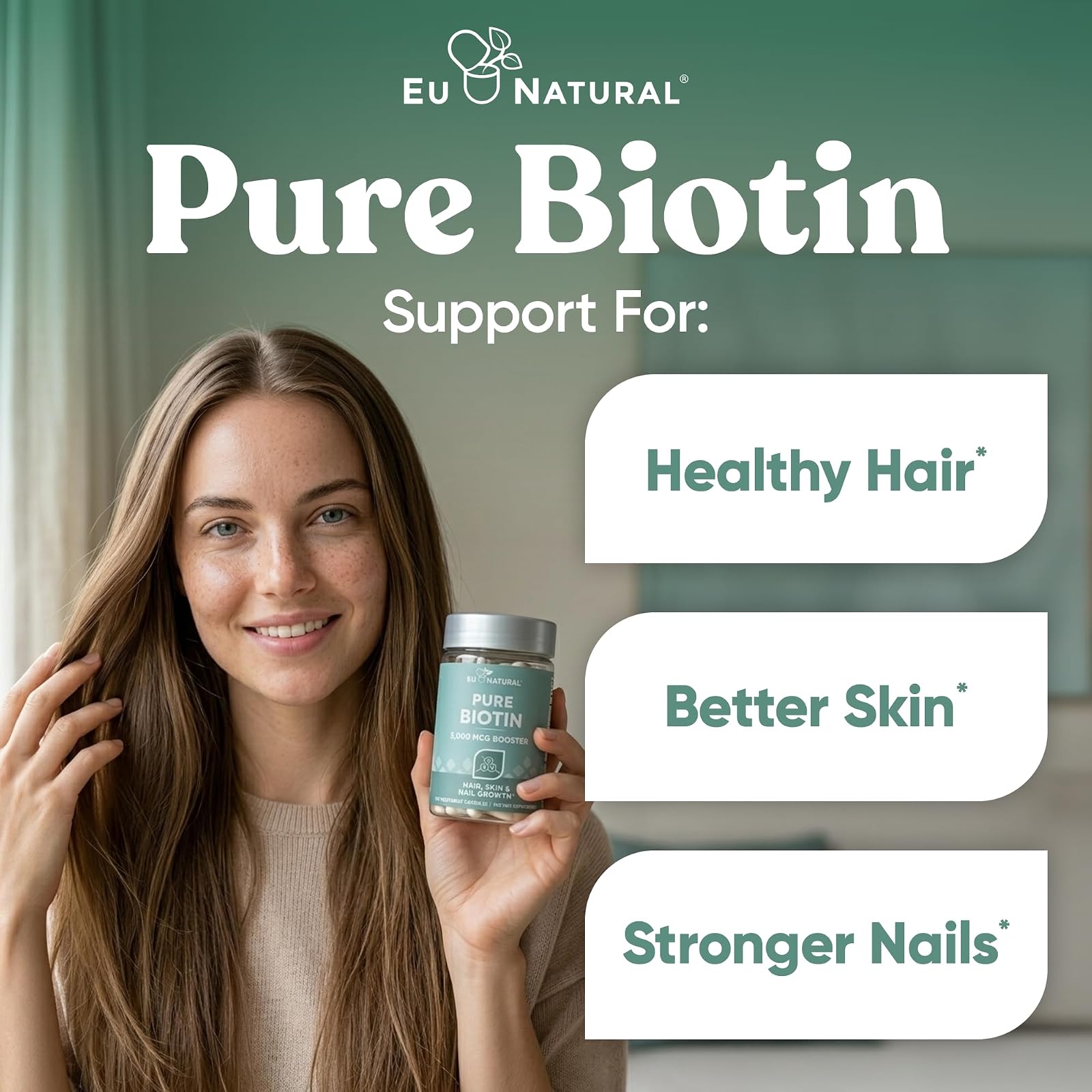 support healthy skin with biotin