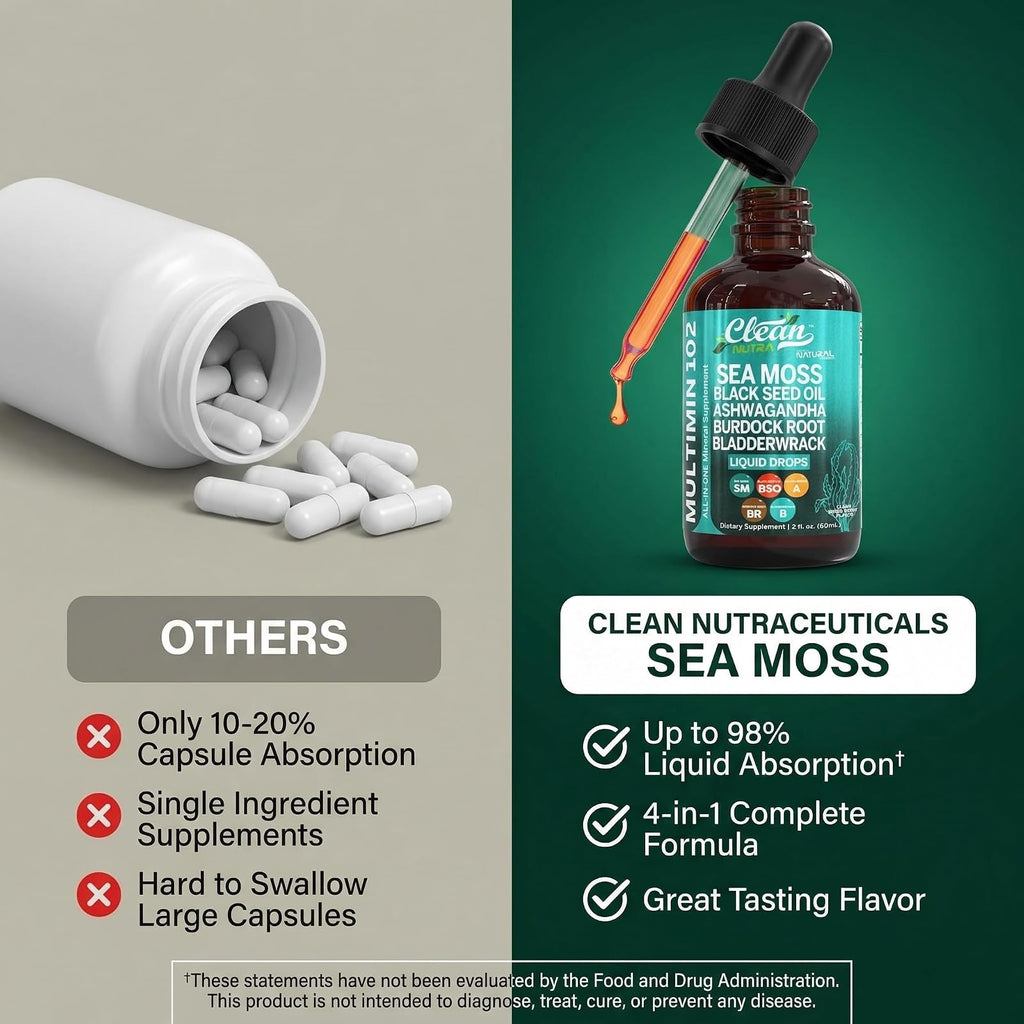 support healthy skin with sea moss