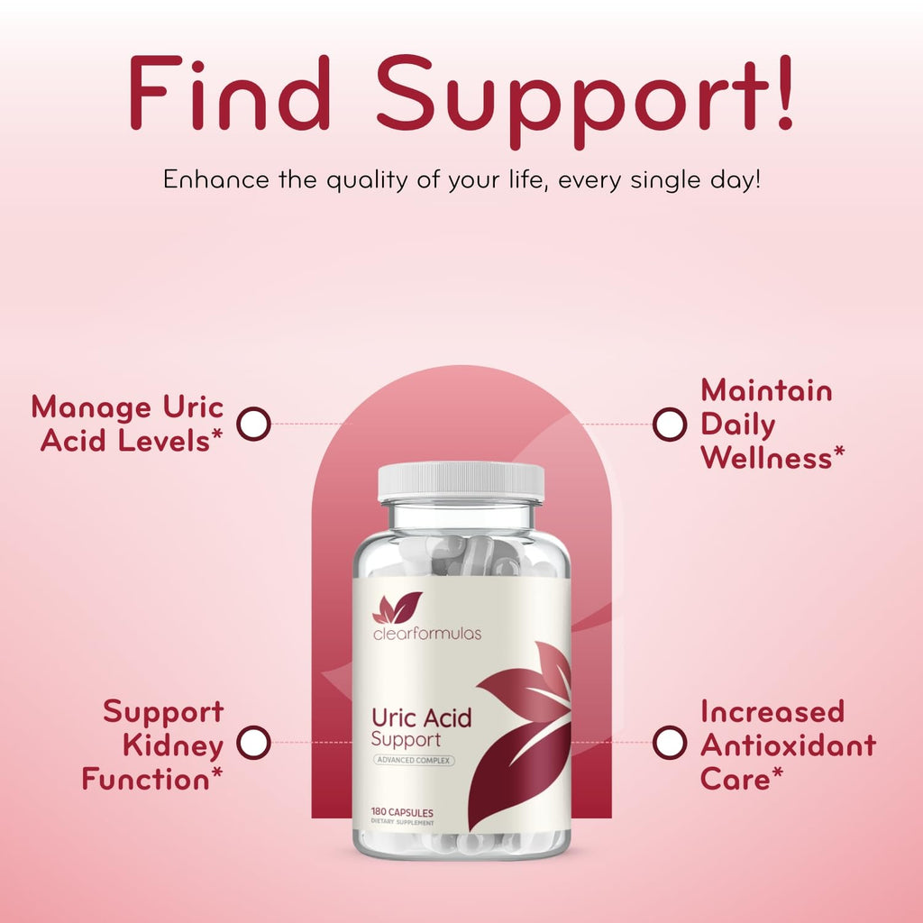 support healthy uric acid levels