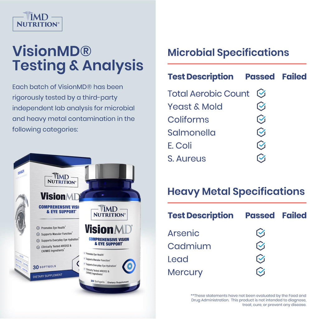 support healthy vision with vitamins