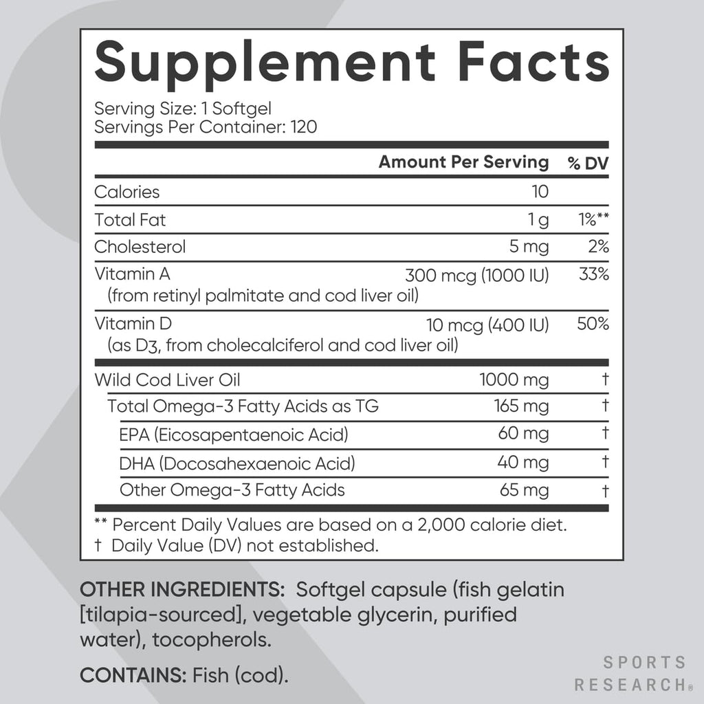 support heart health cod liver oil