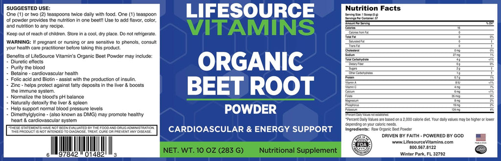 support heart health with beet powder
