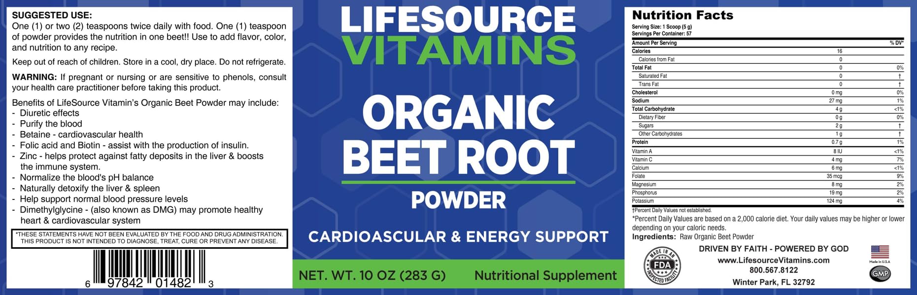 support heart health with beet powder