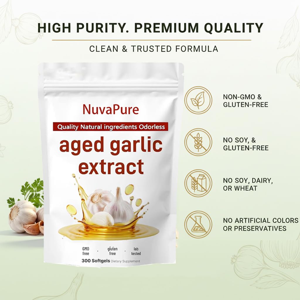 support heart health with garlic