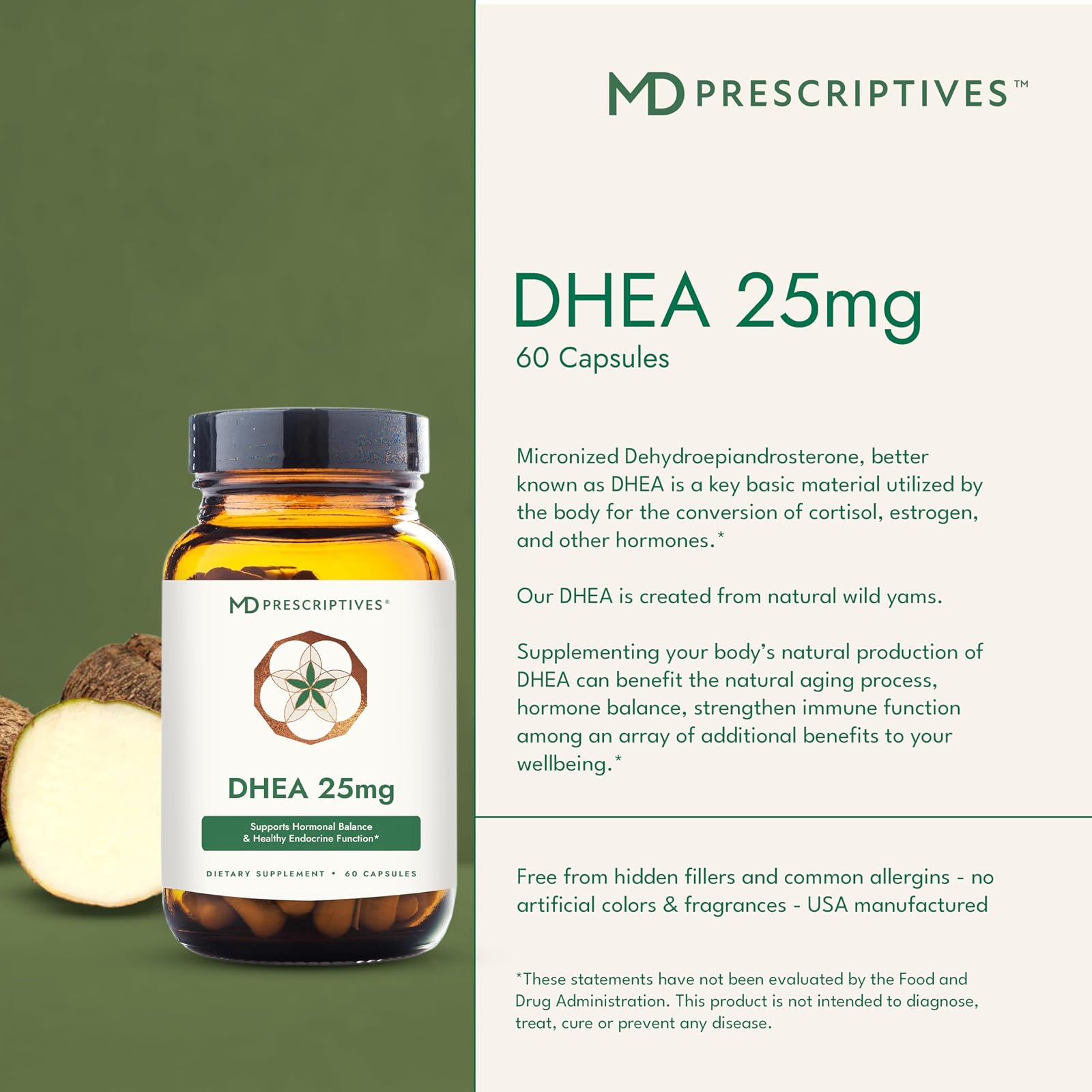 support hormonal balance DHEA