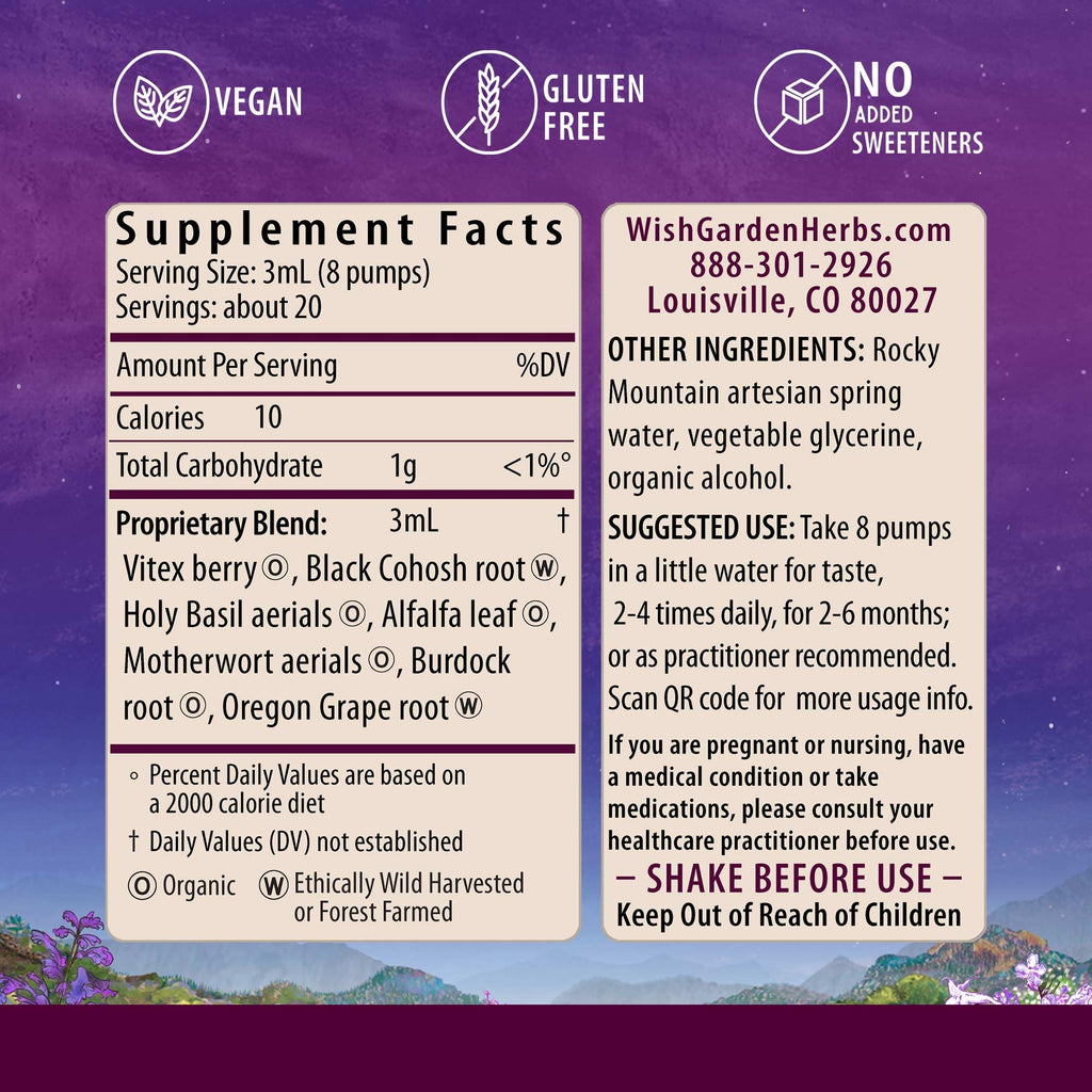 support hormonal balance with black cohosh